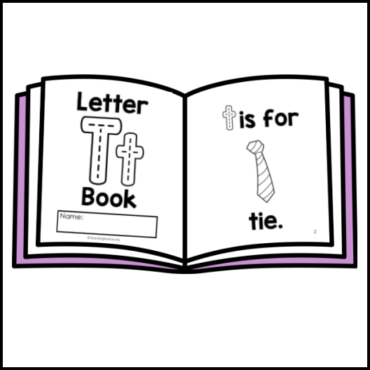 Letter T – Printables Club