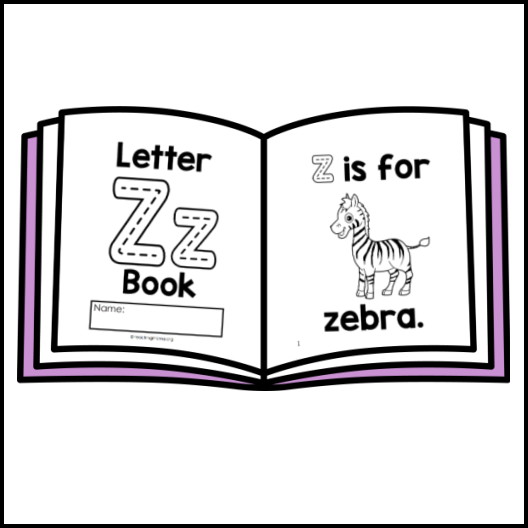 Letter Z – Printables Club