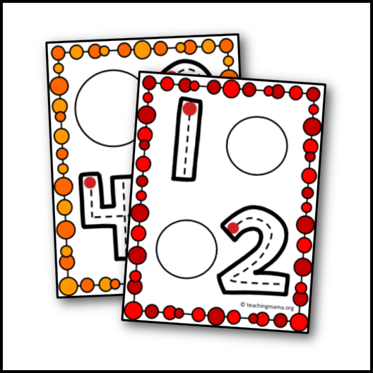 Counting Mats – Printables Club