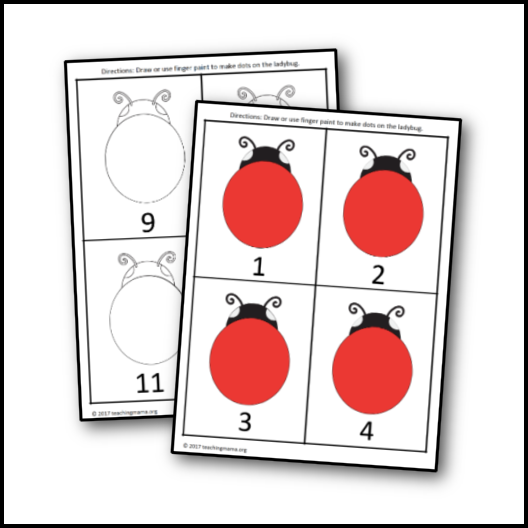 Ladybug Spots – Printables Club