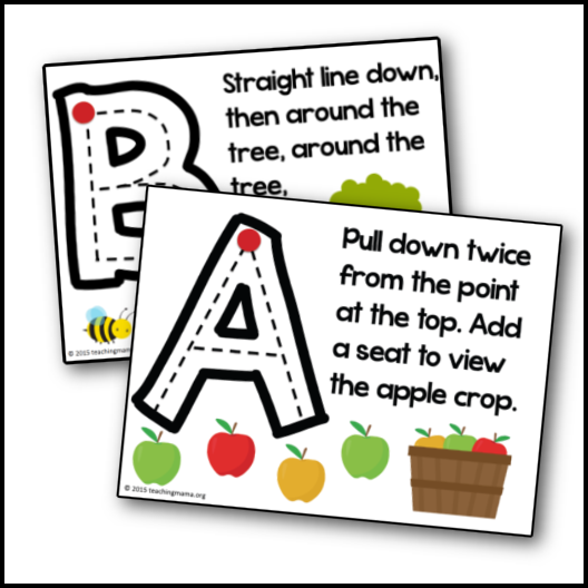 Uppercase Alphabet Rhymes – Printables Club