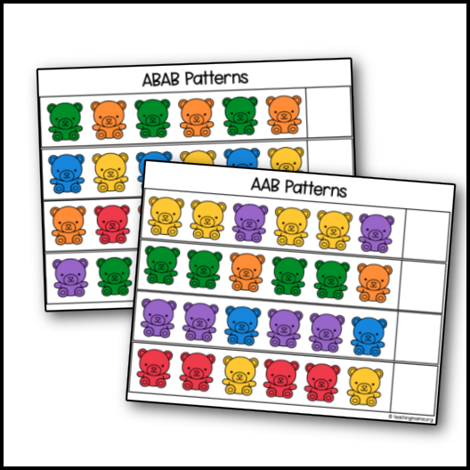 Counting Bear Patterns – Printables Club