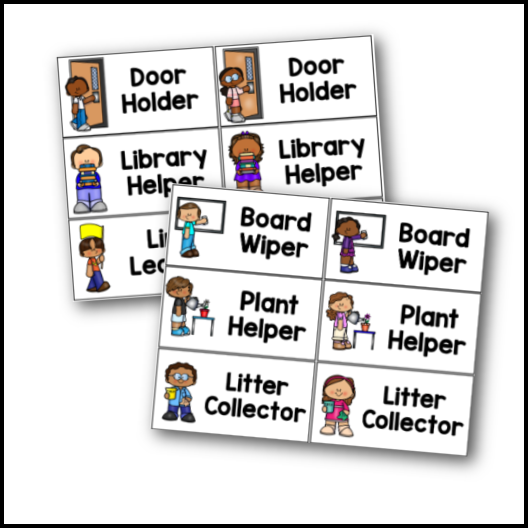 Classroom Jobs – Printables Club